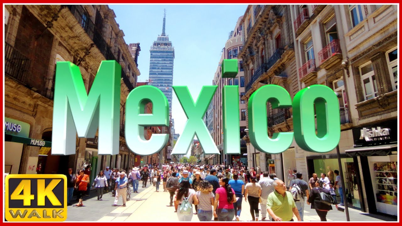 4K WALK MEXICO CITY virtual walk CDMX slow tv TRAVEL VIDEO, documentary | CDMXTV
